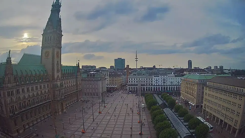 Live Webcam Rathausmarkt Hamburg