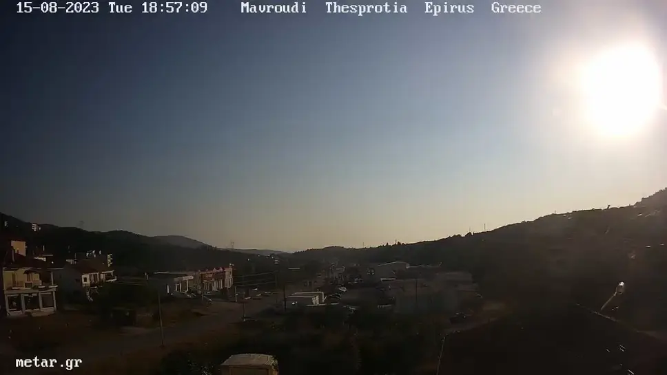 Live Webcam Mavroudi view, Thesprotia, Epirus