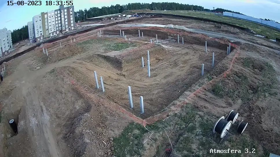 Live Webcam Construction of houses in Kazan, view 19