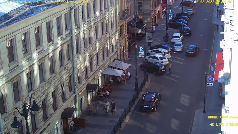 Live Webcam Rubinshteina street, Saint Petersburg