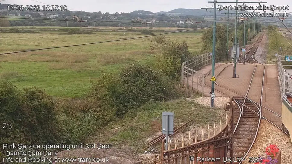 Live Webcam Riverside Depot Seaton Tramway