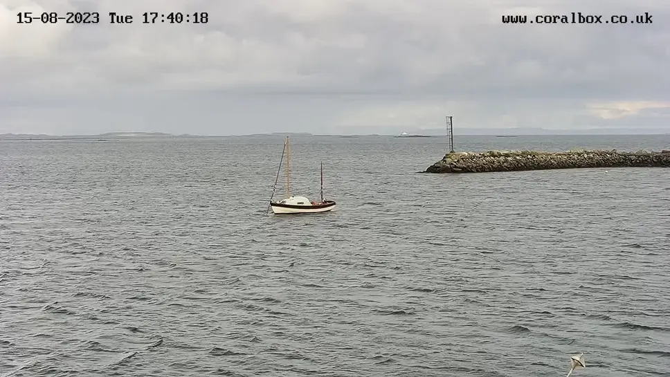 Live Webcam Berneray Harbour
