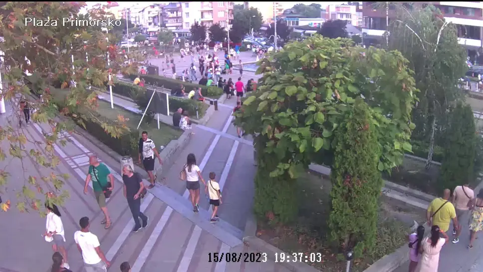 Live Webcam Main Square, Primorsko