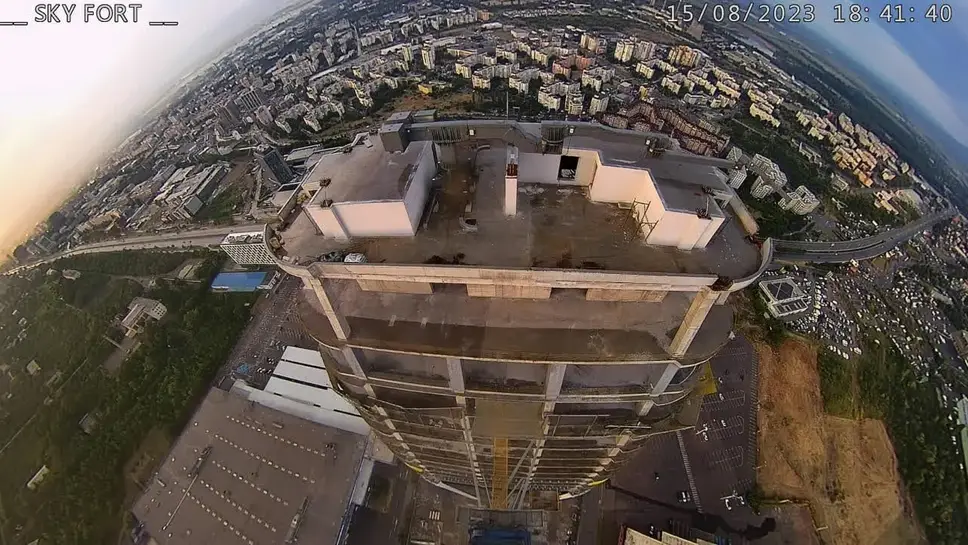Live Webcam Sky Fort – the first skyscraper in Bulgaria, Sofia