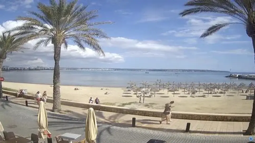 Сámara web en vivo Playa de Can Pastilla, Mallorca