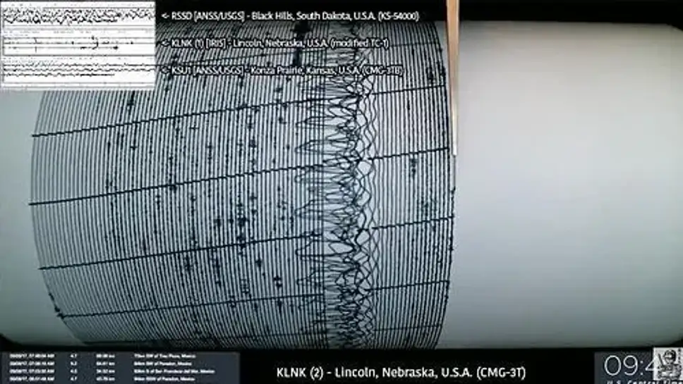 Live Webcam Earthquake Monitor