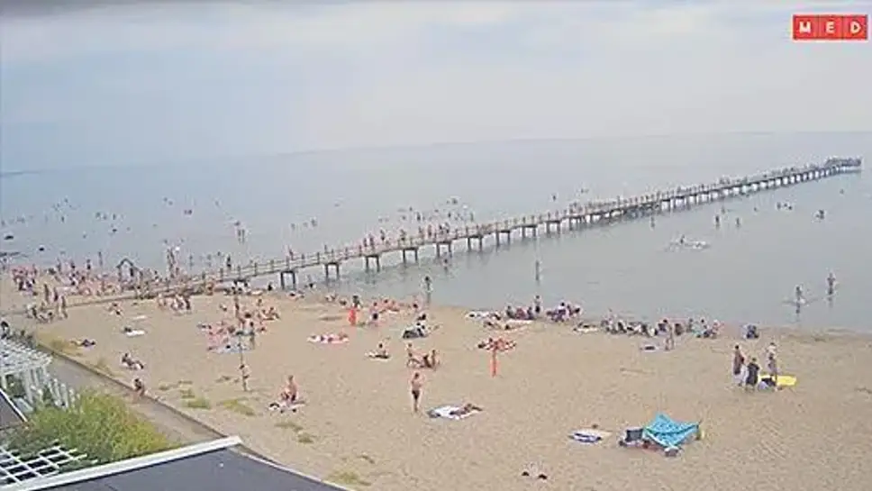 Webcam online Strand von Falkenberg