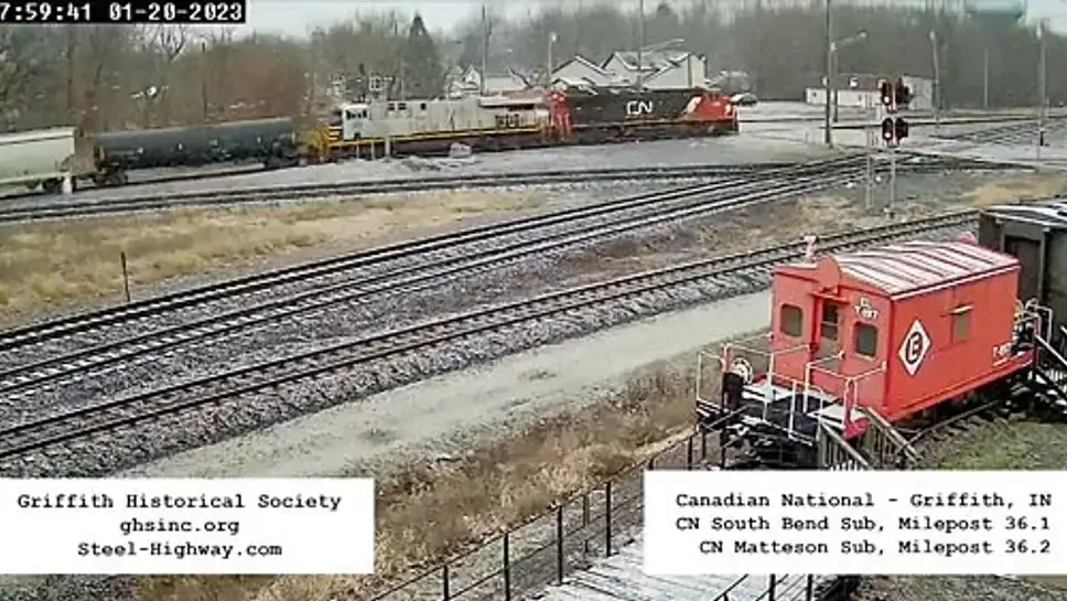 Live Webcam Griffith Tower Railcam, Indiana