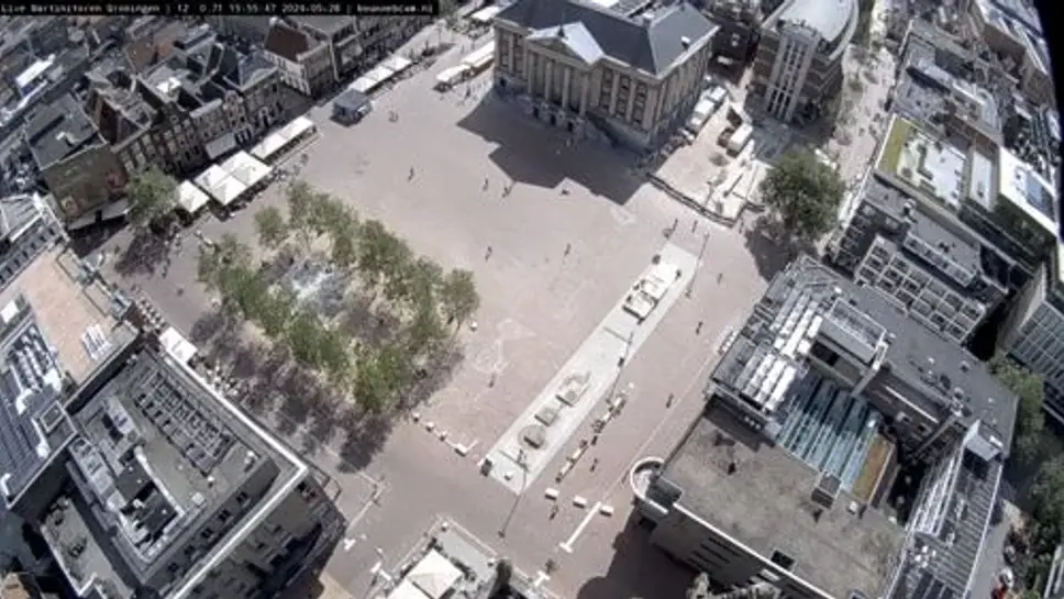 Live Webcam Grote Markt Square, Groningen