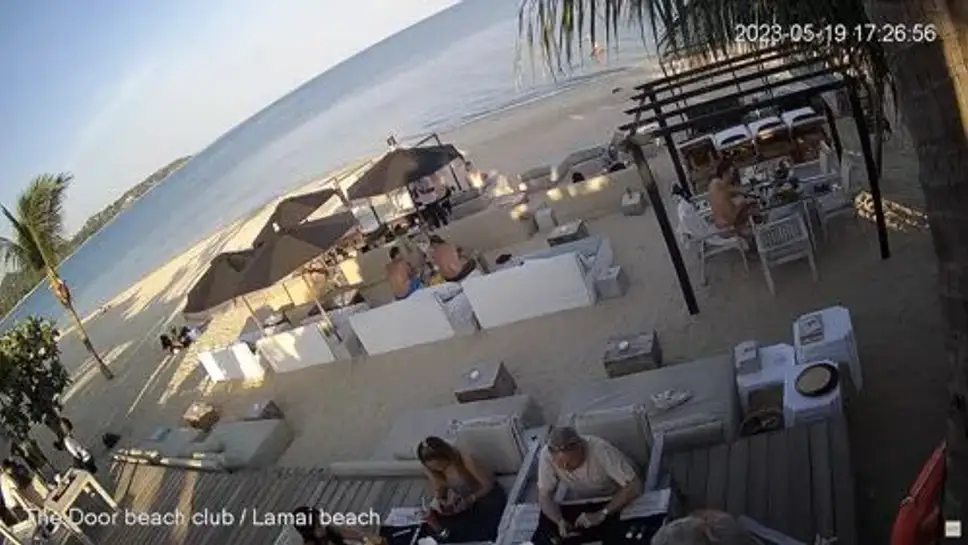 Live Webcam The Door Beach Club, Koh Samui