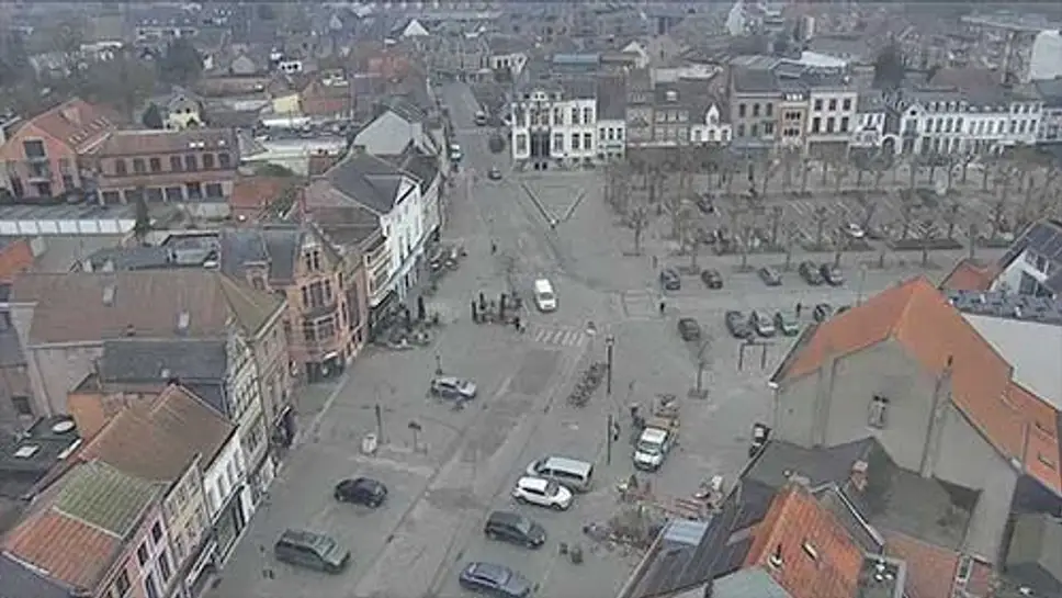 Live Webcam Markt Lokeren, Belgium