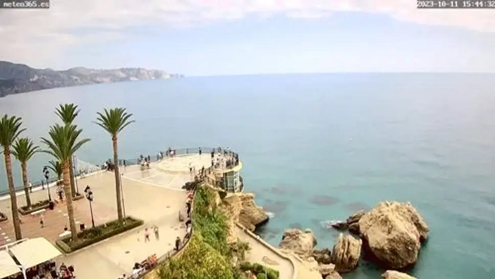 Webcam online Balcón de Europa, Nerja