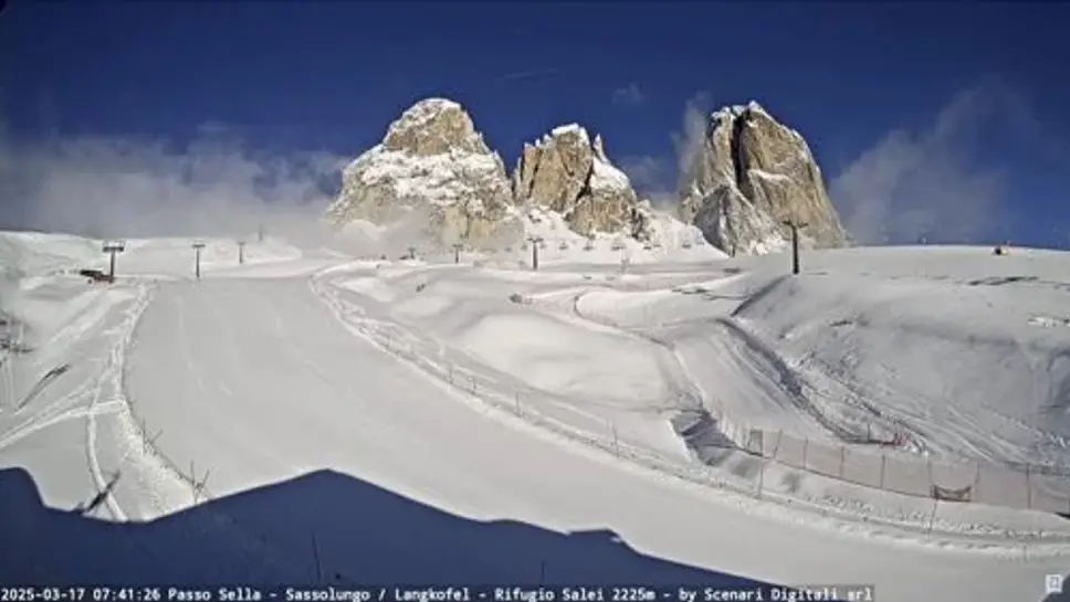 Live Webcam Rifugio Salei, Passo Sella