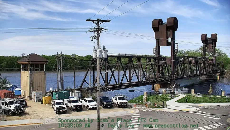 Live Webcam Prescott Rail, WI