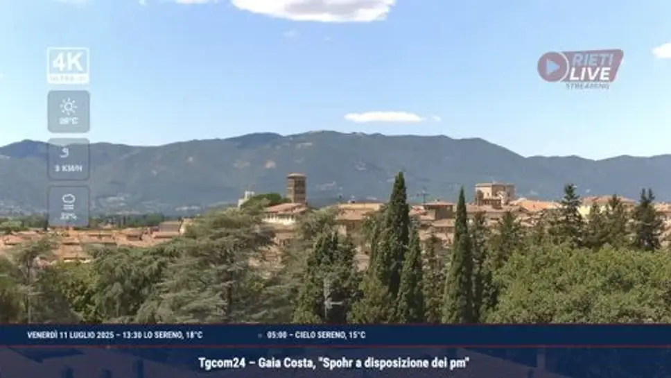Webcam en direct Rieti Live, Italie