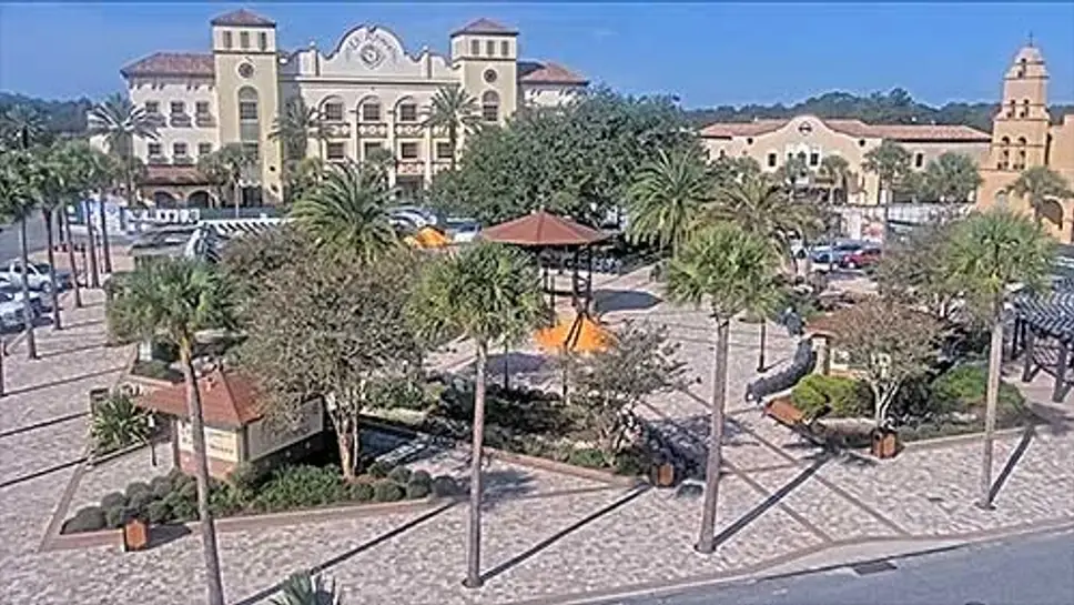 Webcam ao vivo Praça da cidade de Spanish Springs, Flórida