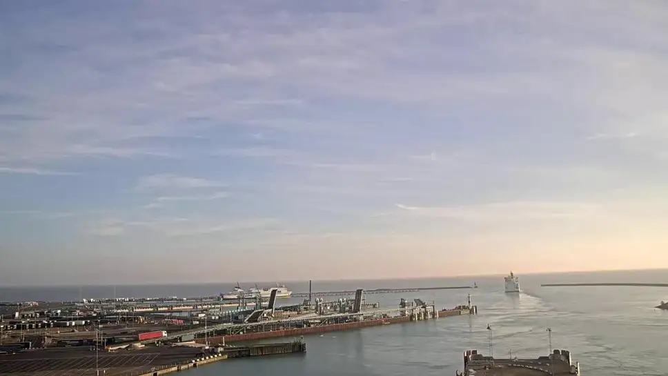 Live Webcam Trelleborg Port Panorama